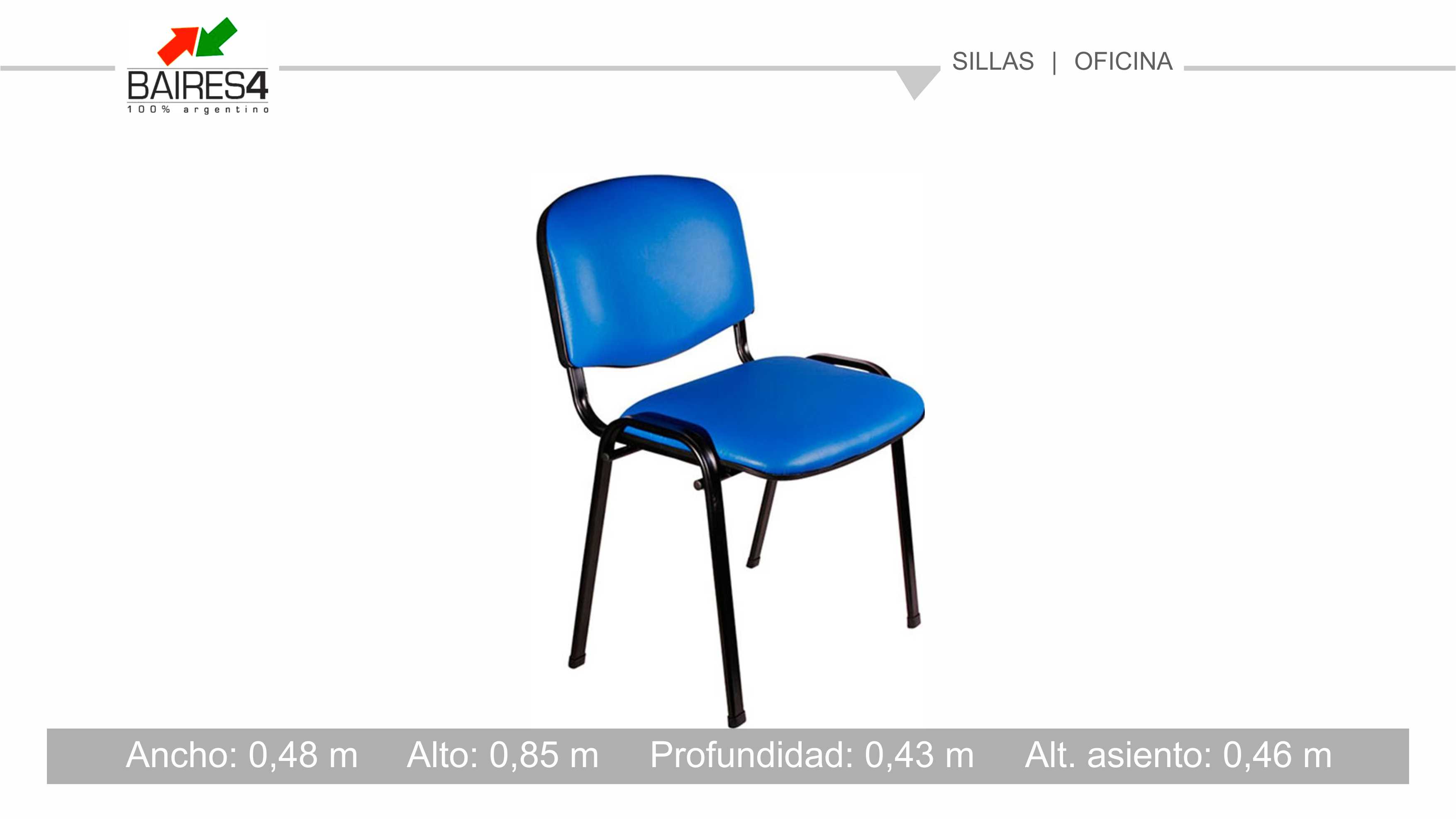 SILLA FIJA PVC - MAX Amoblamientos